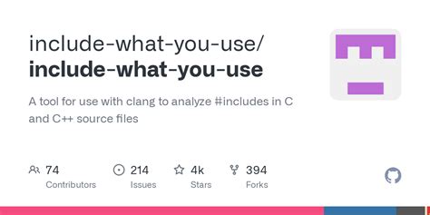 Issues · Include What You Useinclude What You Use · Github