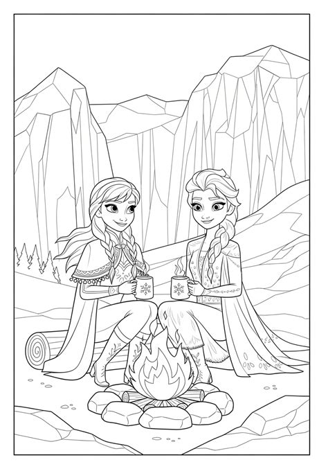 Frozen Activity Sheets Free Coloring Pages