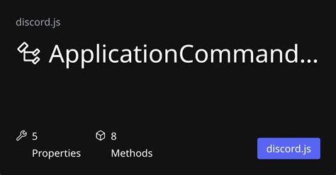 applicationcommandmanager discord js main discord js