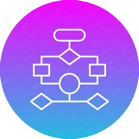 Икона диаграммы потока Премиум векторы Икона диаграммы потока Премиум векторы