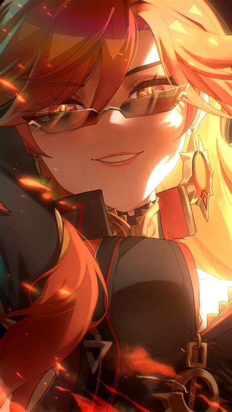 Mavuika Genshin Impact Drawn By Potatopie Danbooru