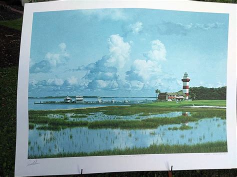 The 18th At Harbour Town Helen Rundell Arnold Palmer Signature 238