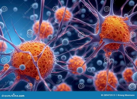 High Resolution Nano Molecular Cell An Incredible Image That Shows The Beauty Stock