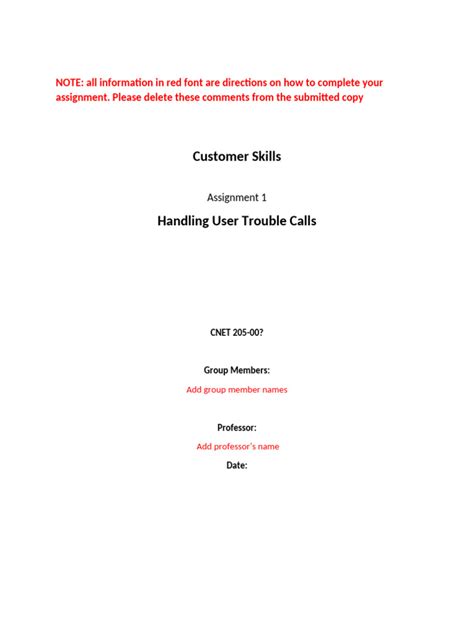 Templateassignment 1cnet2052tf Pdf Cognitive Science