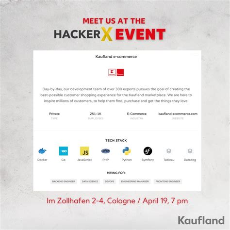 kaufland e commerce on linkedin hackerx developers hackerxevent