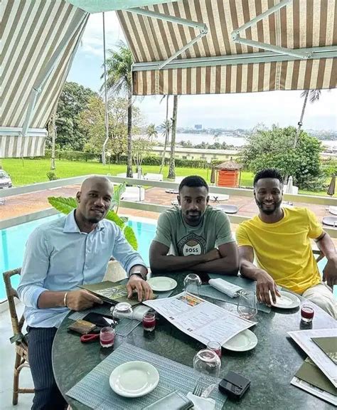 Can 2023 Nigéria V Côte Divoire Drogba Kalou Et Obi Sympathisent