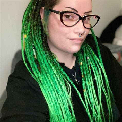 Ombre Green Boho Dread Set Dreadlocks With Wraps And Etsy