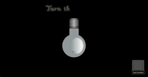 REACTive Lamp Codesandbox