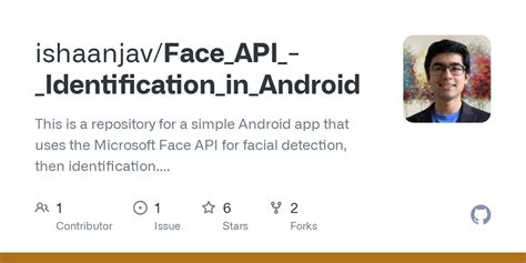 Github Ishaanjavfaceapi Identificationinandroid This Is A