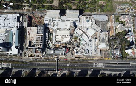 Aerials Of Mall Parque Arauco In Las Condes Santiago Chile Stock