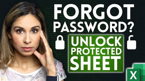 how to unprotect excel xelplus leila gharani
