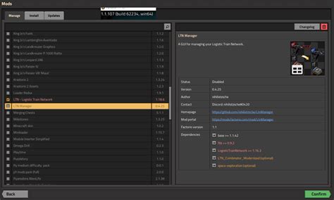 Ltn Mod In Red Even Though I Have All Dependencies Rfactorio