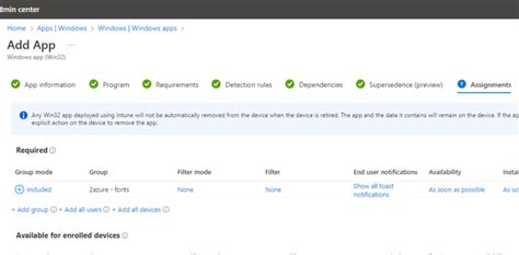 How To Deploy Fonts To Windows Clients Using Intune Manual 2 Azure