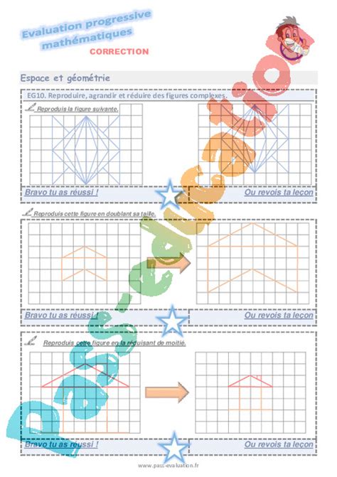 Reproduire agrandir et réduire des figures complexes au Cm2