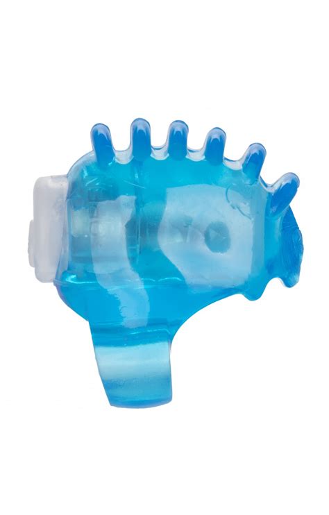 Foil Pack Vibrating Finger Teaser Blue Se8000801