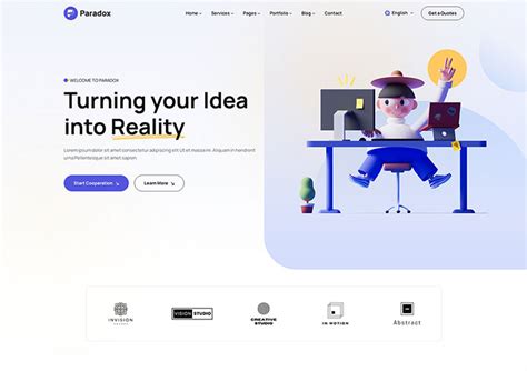 Bootstrap创意机构营销服务企业网站网页HTML5源码模板 云部落资源网