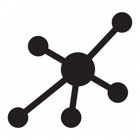 Hierarchy Connect Dots Presentation Science Icon Download On