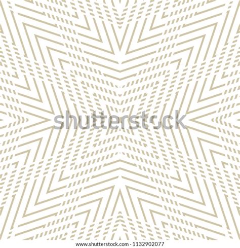 Golden Vector Geometric Seamless Pattern Luxury Stock Vector Royalty