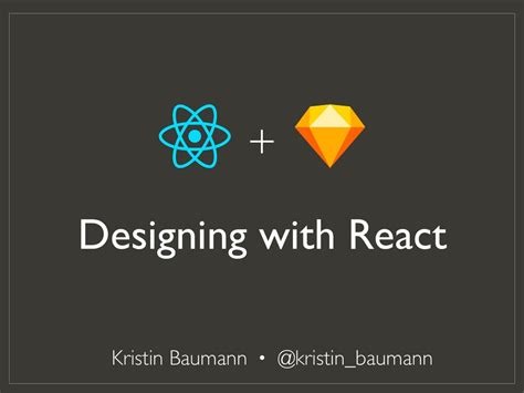 Designing With React Speaker Deck