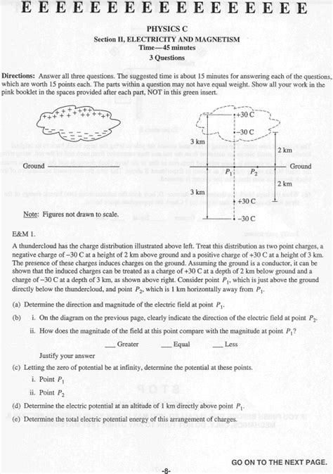 Physics C AP Test