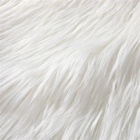 Tatuo Faux Fur Fabric Christmas Fluffy Fuzzy Craft Fake Fur Cuts Shaggy