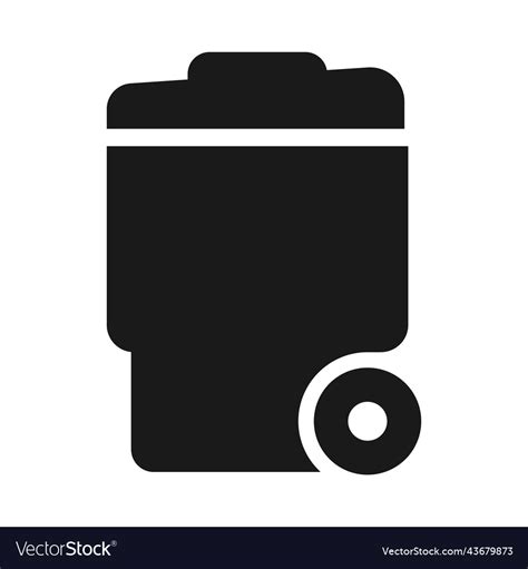 Trash Can Icon Bin Royalty Free Vector Image Vectorstock