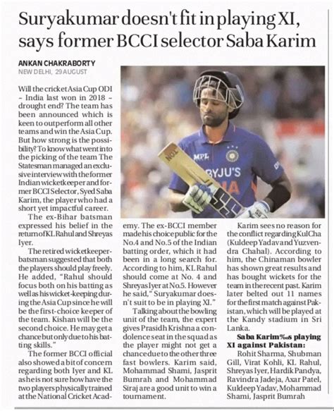 Ankan Chakraborty On Linkedin The Asia Cup Season Begins From Today🏏 But Is The Indian Cricket