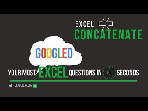 How To Use The Excel Concat Function Exceljet 150 Excel Functions For