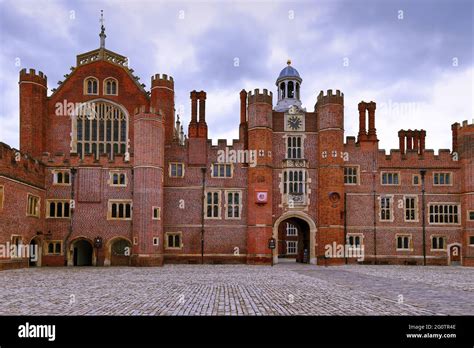 Hampton Court Palace Greater London England UK Great Hall And Anne