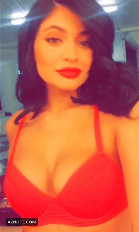 Kylie Jenner Sexy Selfie In Red Underwear Aznude
