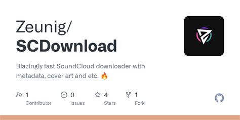 Github Zeunigscdownload Blazingly Fast Soundcloud Downloader With Metadata Cover Art And Etc 🔥