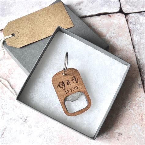 Personalised Anniversary Bottle Opener Keyring By Sweet Pea Design