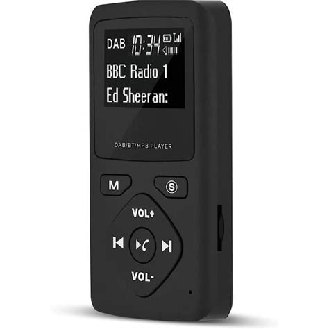 Radio Dab Portable Récepteur Radio Numérique De Poche Dab Dab Prise En Charge De La Radio Fm