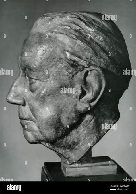 A Bust Of The Austrian Composer Nikolaus Von Reznicek Created By The
