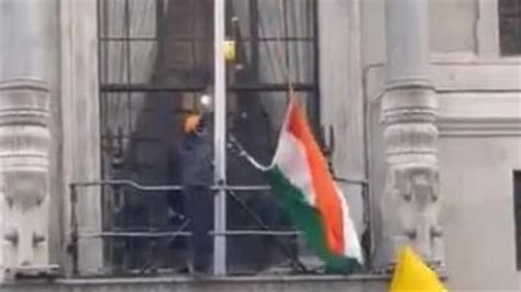 印度国旗在英国被强行扯下 这是不可接受的。军事频道中华网