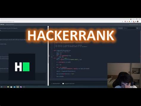 RESOLVENDO PROBLEMAS NO HACKERRANK YouTube