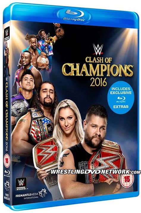 Revealed Official Cover Artwork For Wwe Clash Of Champions 2016 Dvd