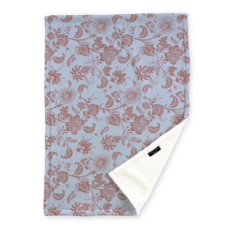 Printed Fleece Throw Blankets Floral Print Fashion Throws American
