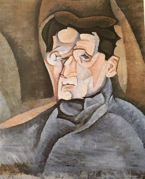 Original Vintage Print 1992 By Juan Gris Portrait Of Maurice Raynal