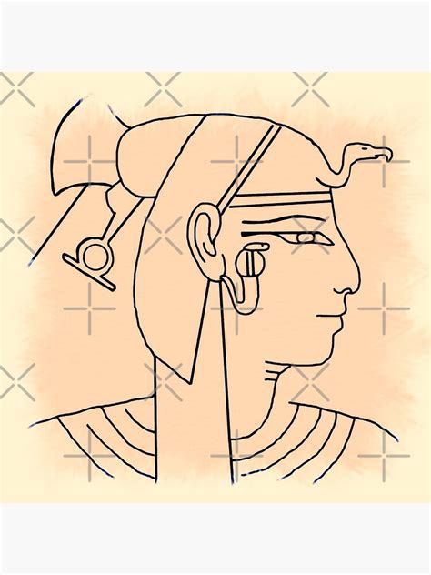 Poster Nefertari reine d Egypte épouse du Pharaon Ramsès II Egypte