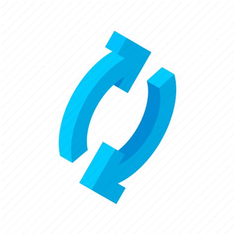 Arrow Circular Isometric Refresh Reload Repeat Rotation Icon