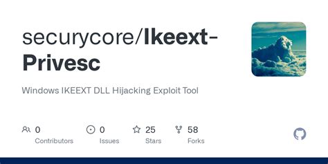 github securycore ikeext privesc windows ikeext dll hijacking
