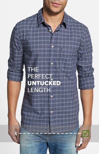 Untucked Vs Tucked In A Guide To Dress Shirt Length Perfect Length