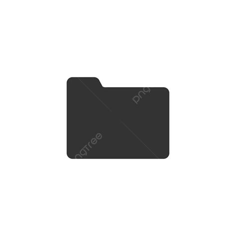 Filefolder Icon Vector Illustrationflat Design Organization Black Binder Vector Organization