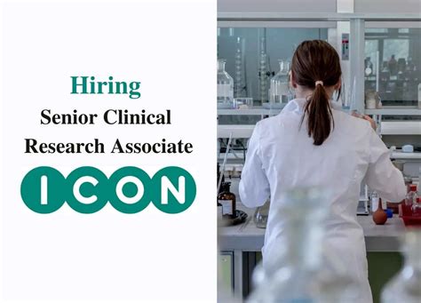 Icon Plc Hiring Senior Clinical Research Associate Pharmatutor