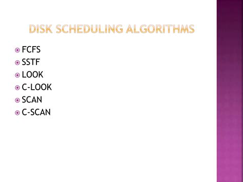 Disk Scheduling Concept Of Operating System Pptx