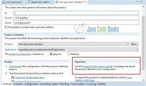 Eclipse Rich Client Platform RCP Tutorial Java Code Geeks