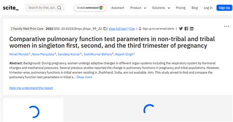Comparative Pulmonary Function Test Parameters In Non Tribal And Tribal