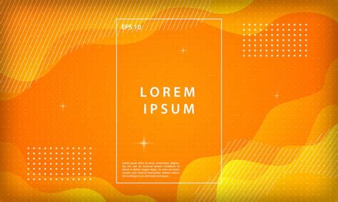 Premium Vector Modern Abstract Orange Liquid Gradient Color