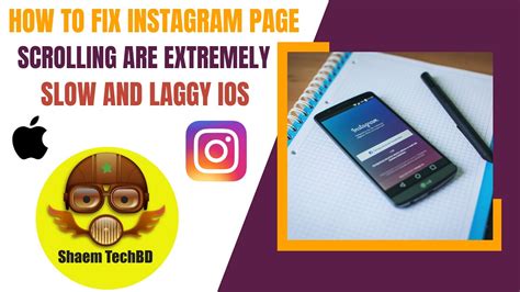 how to fix instagram page scrolling are extremely slow and laggy ios